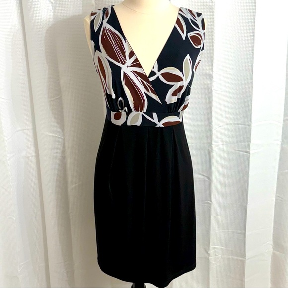 Enfocus Studio | Dresses | Enfocus Women Sleeveless Aline Dress Vneck ...